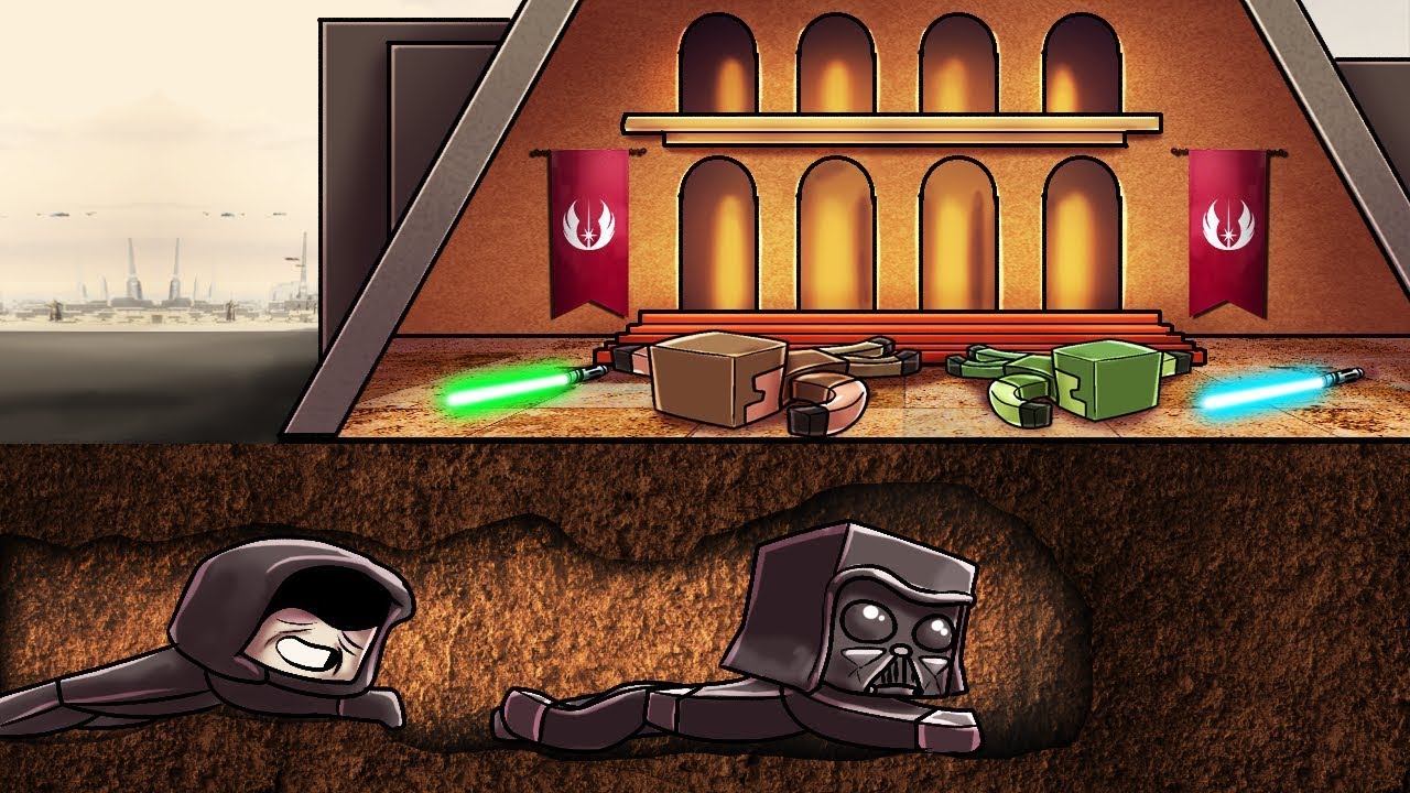 Minecraft | SNEAKING INTO THE JEDI TEMPLE! (Secure Star Wars Building ...