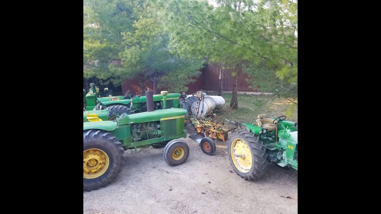 John Deere antique tractor collection (March 2021) - YouTube