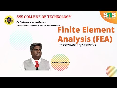 Discretization of the domain- Finite Element Analysis - YouTube