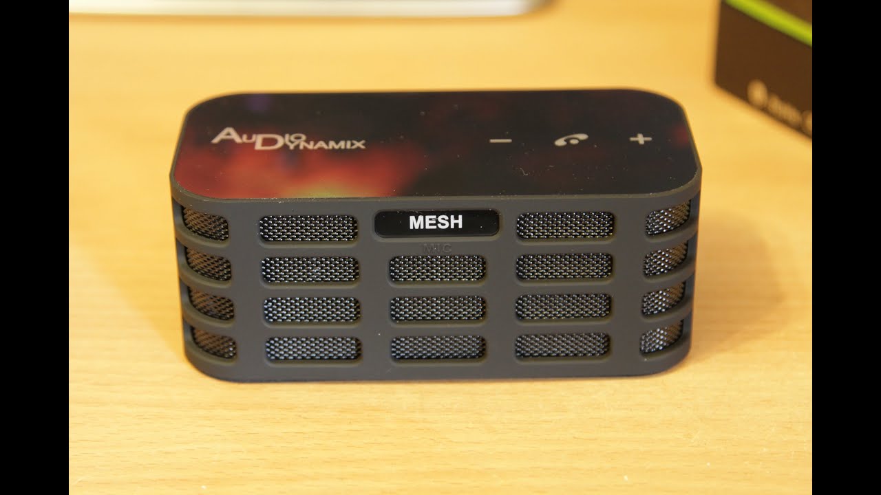 Audio Dynamix MESH 2 Stereo Wireless Bluetooth Speaker - YouTube