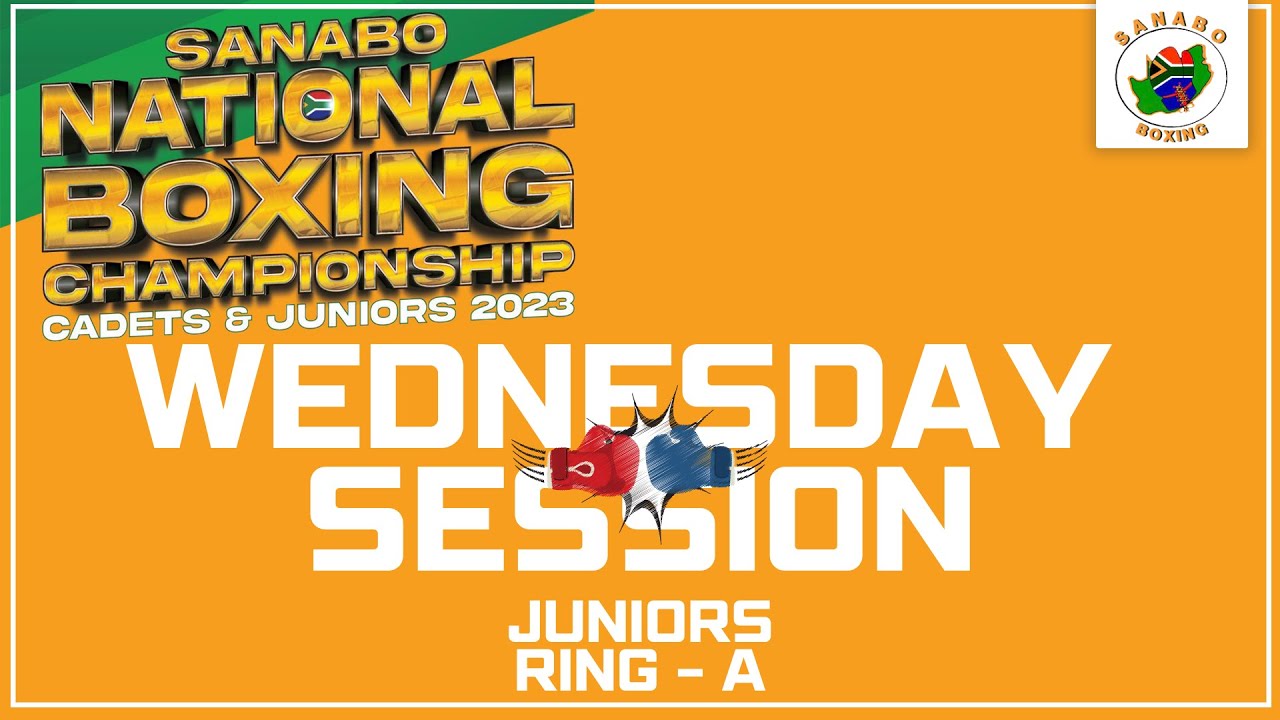 SANABO National Boxing Championship. Day 2 - Juniors - Ring A - YouTube