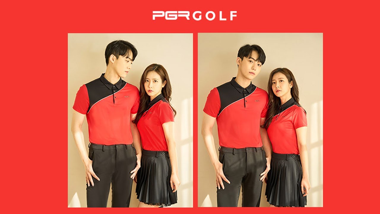 PGR 골프웨어 summer 룩북 Golf wear lookbook (red) - YouTube