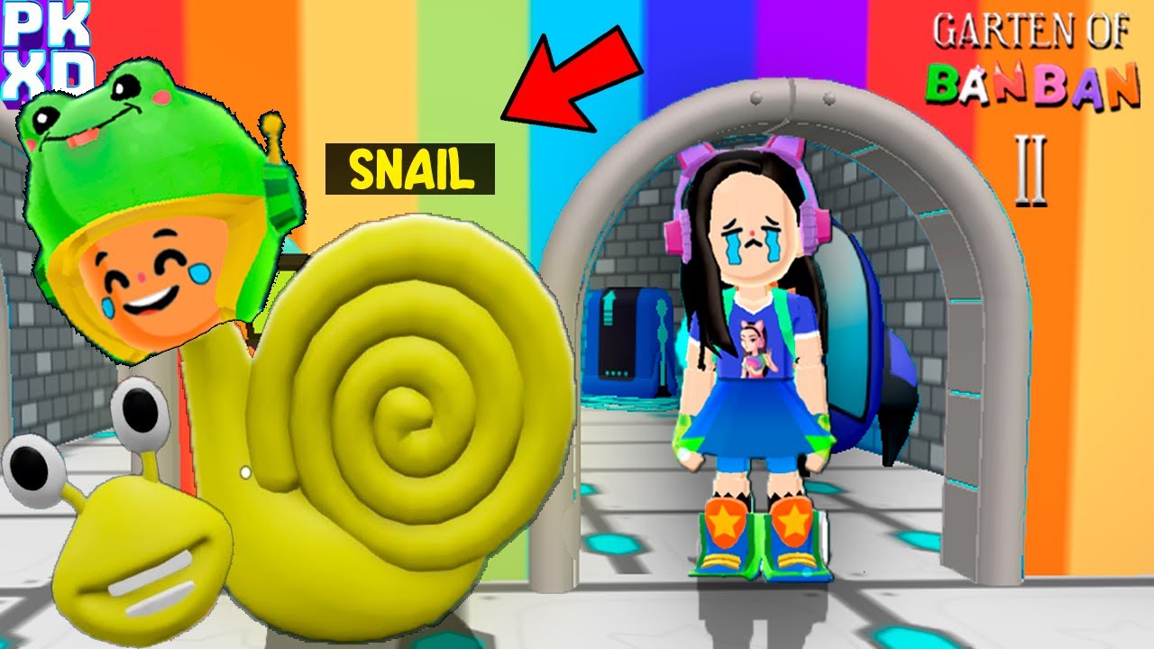 ME DISFRAZO de ZEPHYR SNAIL de "GARTEN OF BANBAN 2" PARA TROLLEAR a ...