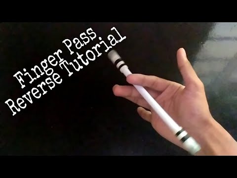 Pen Spinning Finger Pass Reverse Tutorial - YouTube