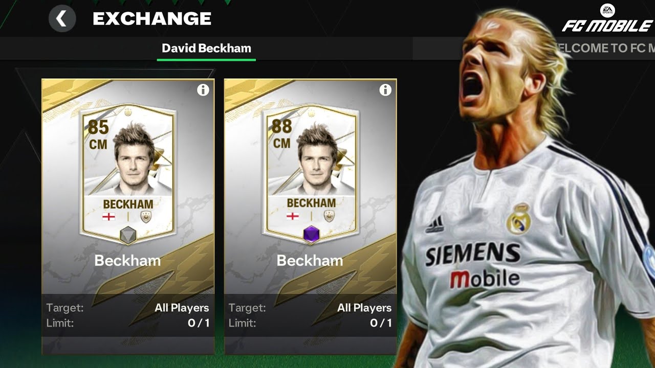 🔴 NEW ICON BECKHAM | H2H | EAFC MOBILE 24 - YouTube