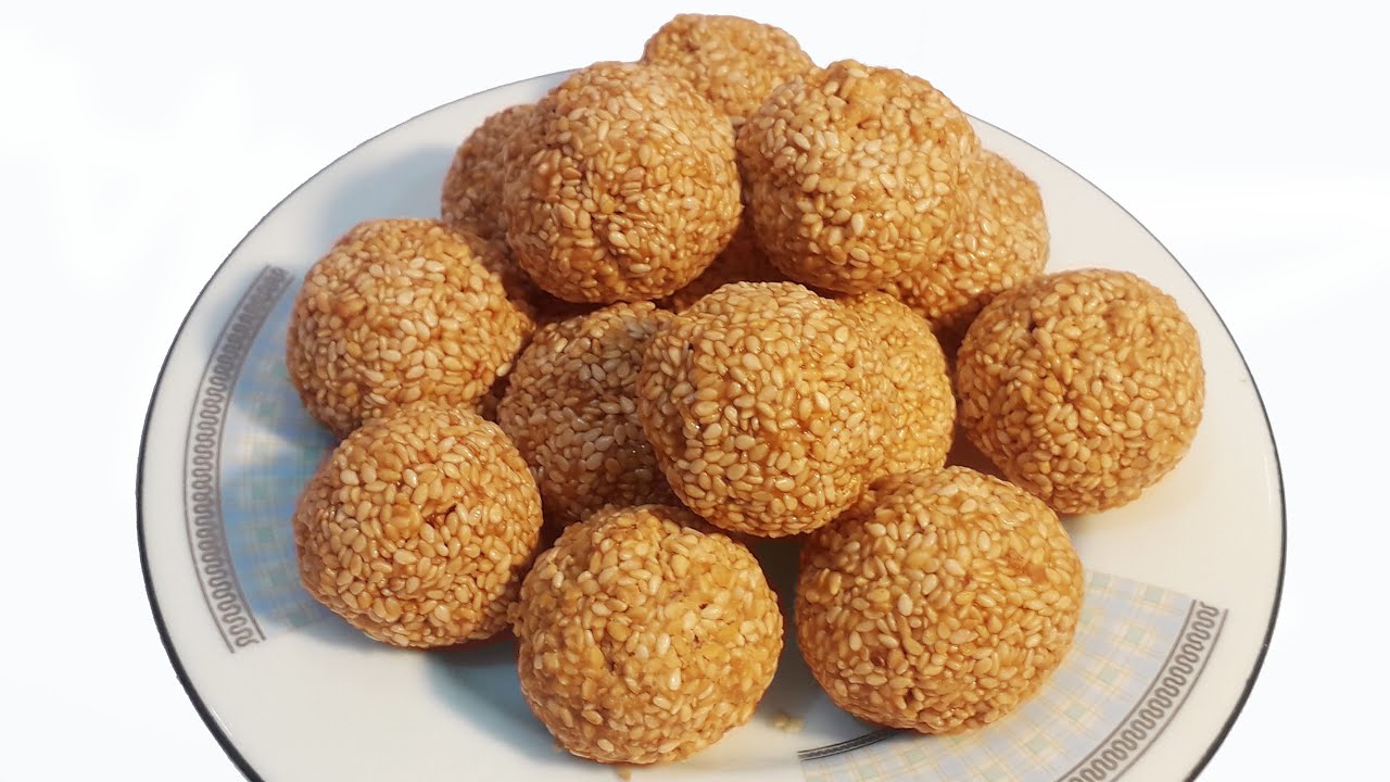তিলের নাড়ু | Seaame Laddu | Tiler Naru or Sesame Seeds and Jaggery ...