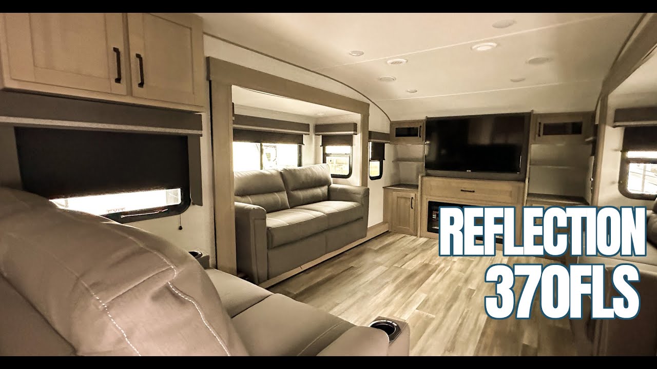 Reflection 370FLS - Front Living Fifth Wheel - Primeaux RV - YouTube