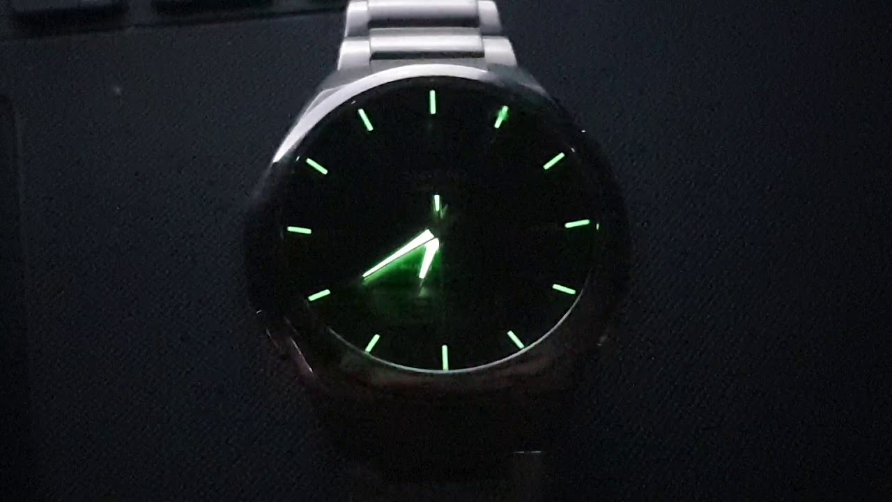 Casio LCW-M500 nighttime - YouTube