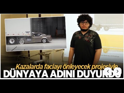 Lise öğrencisinden gurur veren başarı: Yaşanan can kayıpları onu mucit yaptı