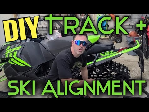 DIY SNOWMOBILE TRACK AND SKI ALIGNMENT | WITHOUT SPECIAL TOOLS | CURVE ...