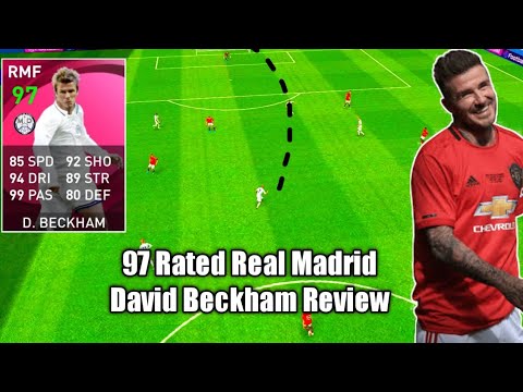97 Rated Iconic David Beckham Review in Pes | How Good Real Madrid ...
