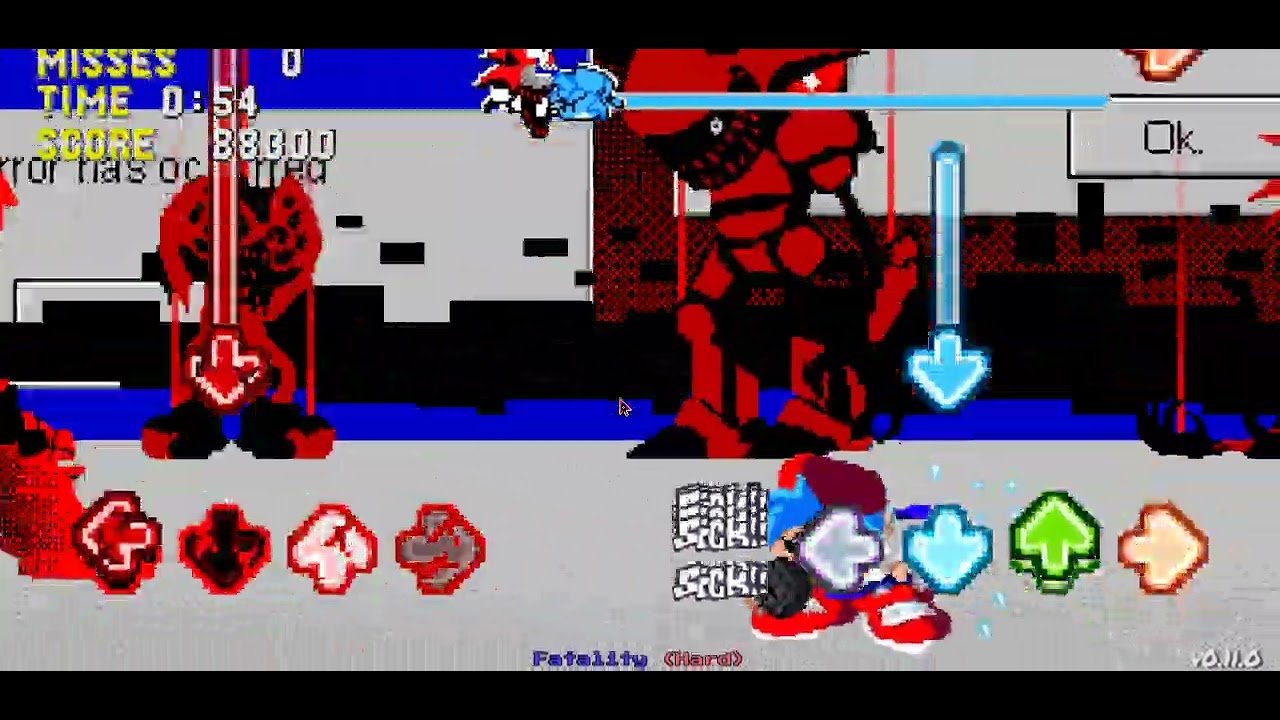 fnf fatality on mmm - YouTube