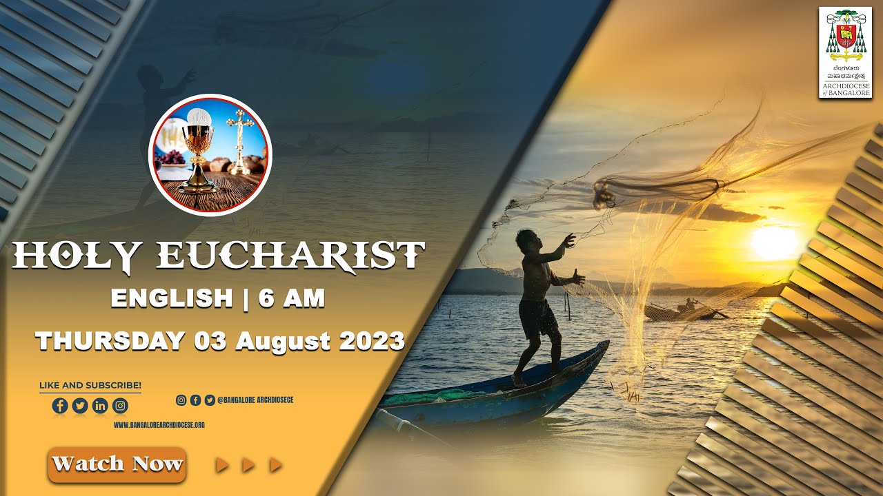 03.08.2023 | Thursday | English Live Mass | Rev. Fr. Joy Sabastian ...