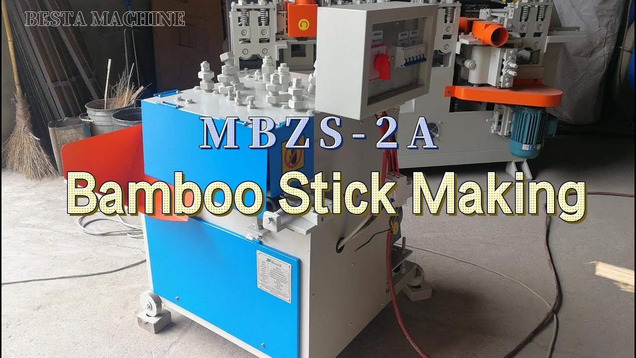 4mm Round Bamboo Stick Making Machine （MBZS-2A） - YouTube