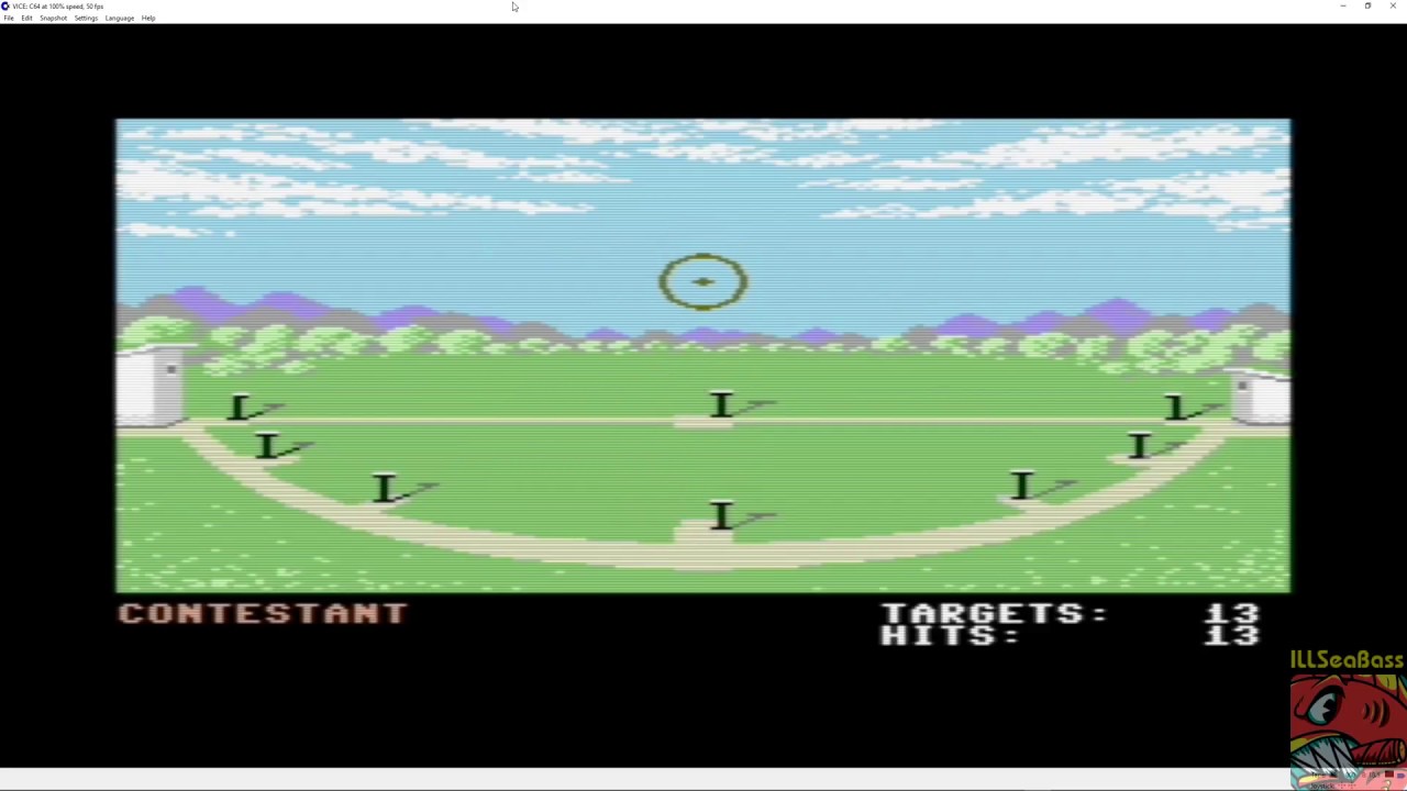 Skeet Shooting: Summer Games [COMMODORE 64] 25 Perfect Round - YouTube