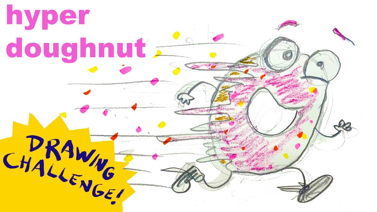 Hyper Doughnut Drawing Challenge / Draw Every Day with JJK, ep. 54 ...