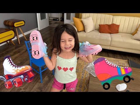 PATEN AYAKKABI 🛼 Deniyoruz. Eğlenceli Video. 