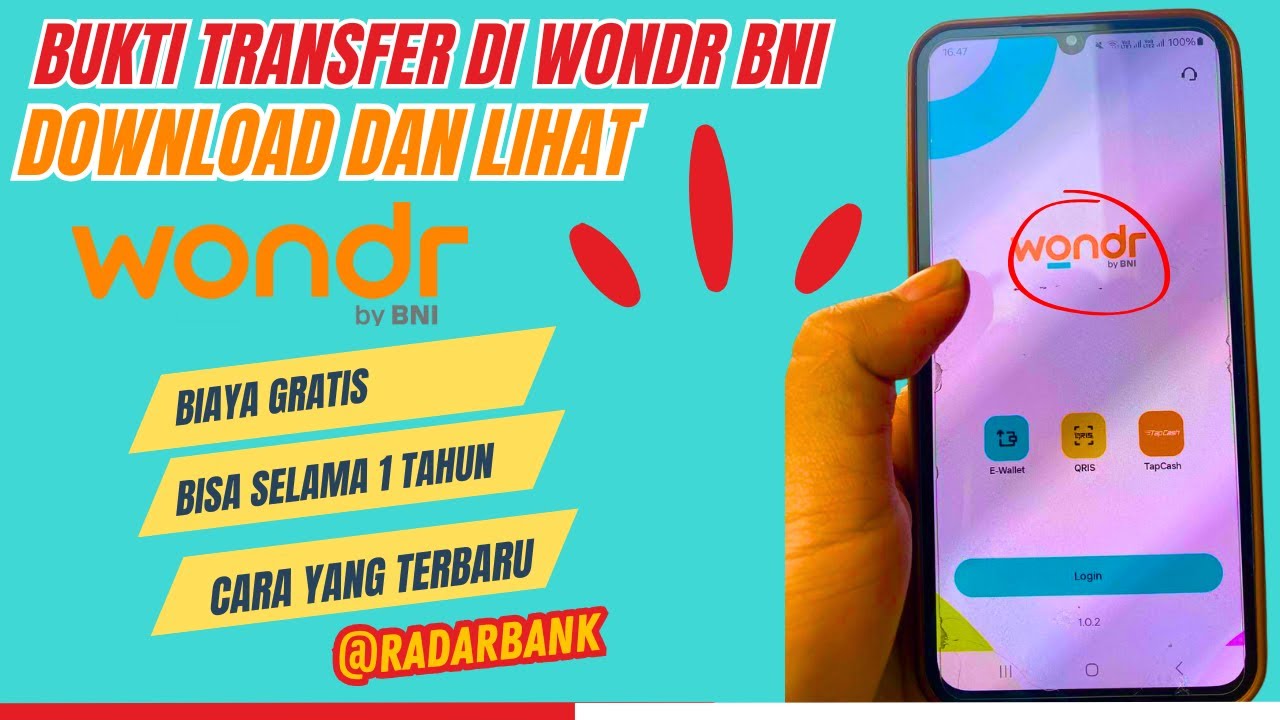 Cara Melihat Bukti Transfer di Wondr BNI - YouTube