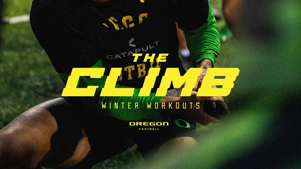 The Climb - 2024 Oregon Football Winter Workouts - Episode 1 - YouTube
