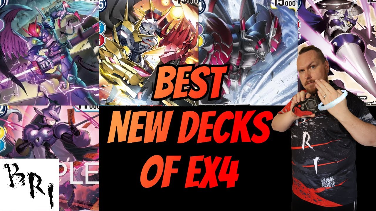 Digimon TCG Best New Decks of EX4 - YouTube