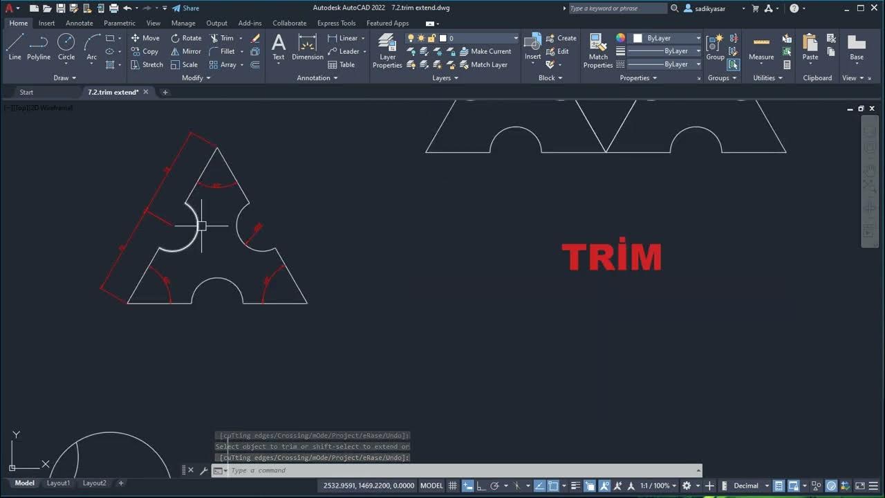 AutoCAD Trim Extend Komutlar 7 b l m 2 ders YouTube autocad-trim-extend-komutlar-7-b-l-m-2-ders-youtube