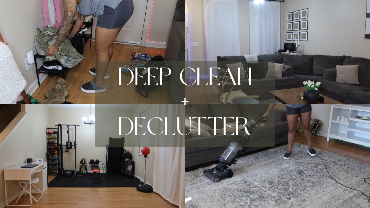 JAN 2024 MASSIVE DEEP CLEAN AND DECLUTTER - YouTube
