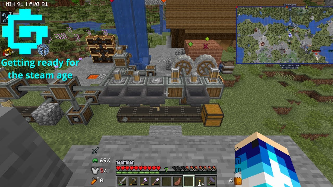 Getting ready for the steam age. Gregtech new beginnings Ep2 - YouTube