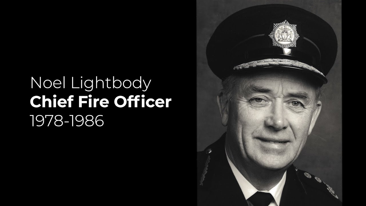Noel Lightbody | Chief Fire Officer 1978 - 1986 - YouTube