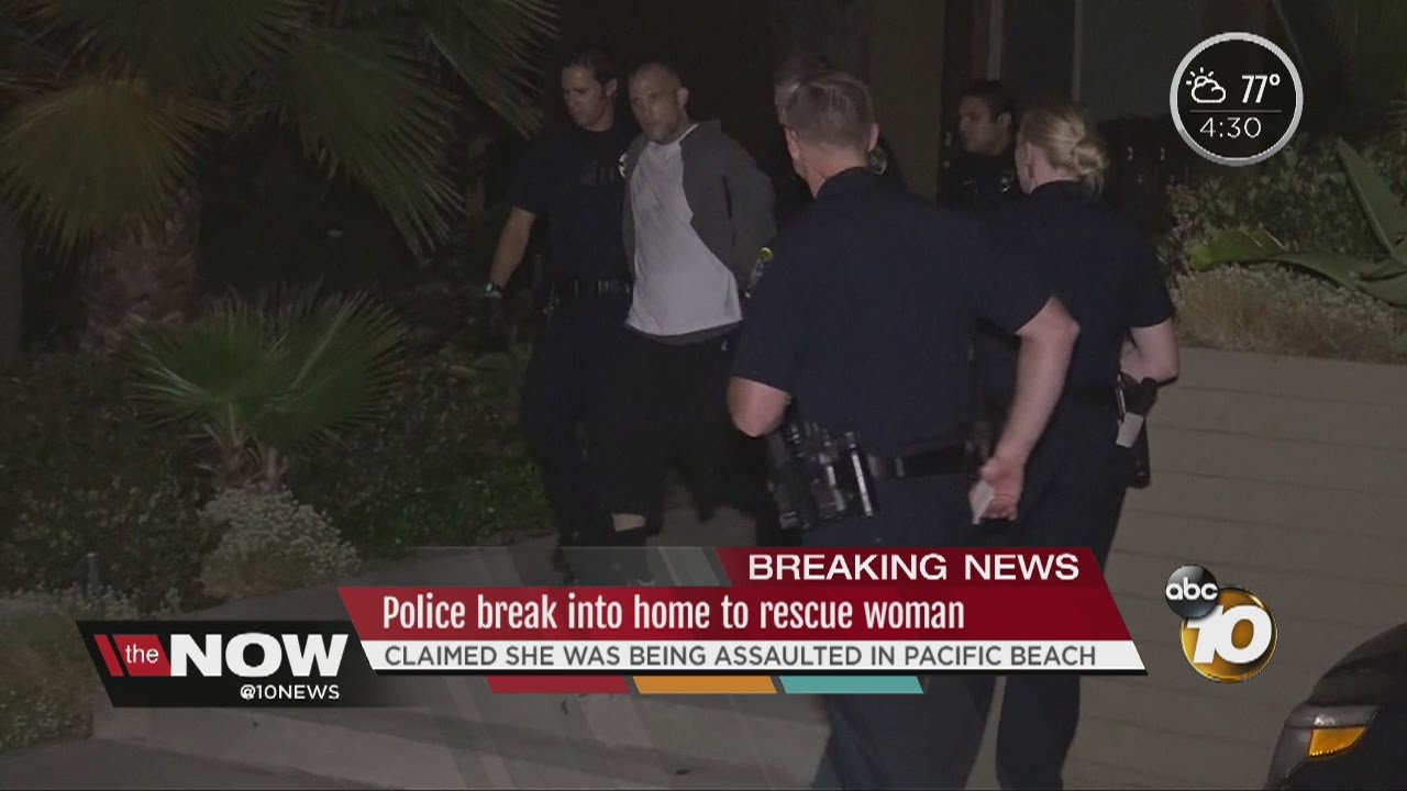 Police break into home to rescue woman - YouTube