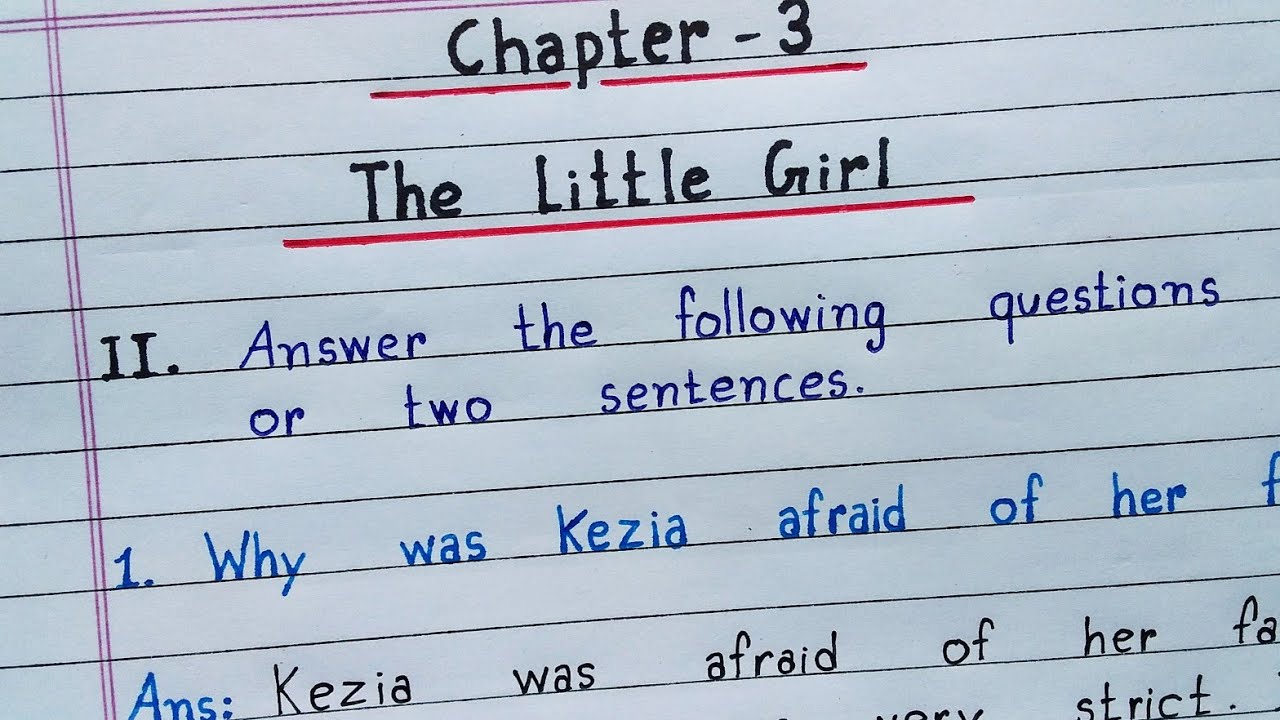 NCERT The Little Girl Class 9 Question Answers YouTube ncert-the-little-girl-class-9-question-answers-youtube