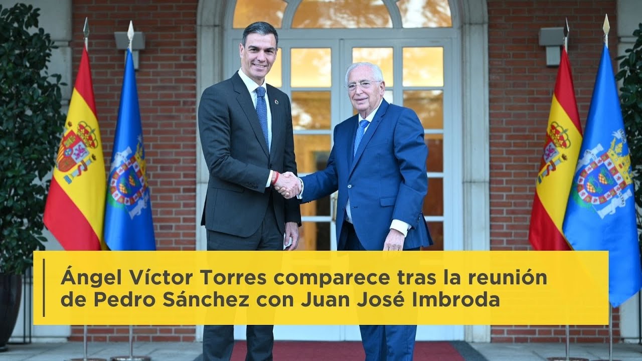 Ángel Víctor Torres comparece tras la reunión de Pedro Sánchez con Juan ...