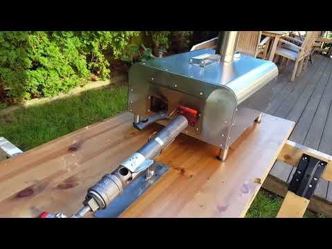 Mini Mongo Powered Pizza oven - YouTube