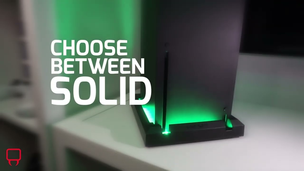 Venom Multi-Colour LED Console Stand Xbox Series X - YouTube