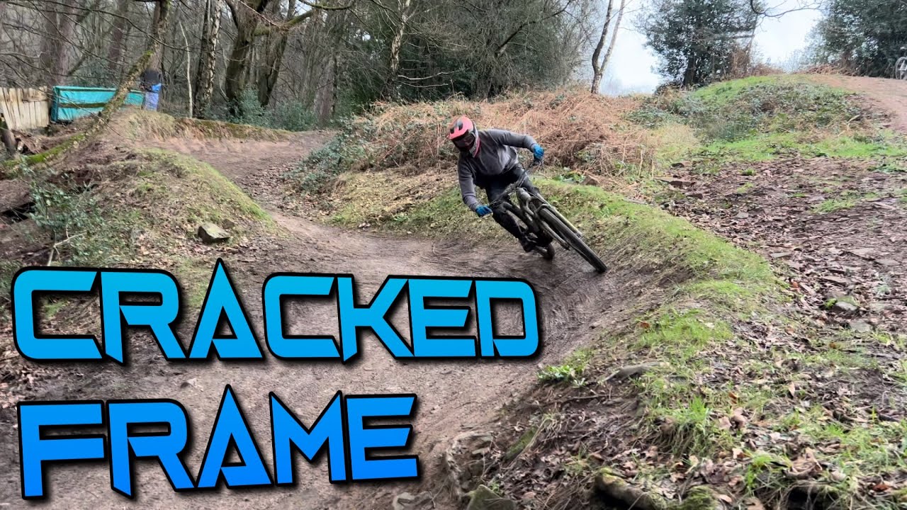 Cracking frames at farmer johns bike park - YouTube