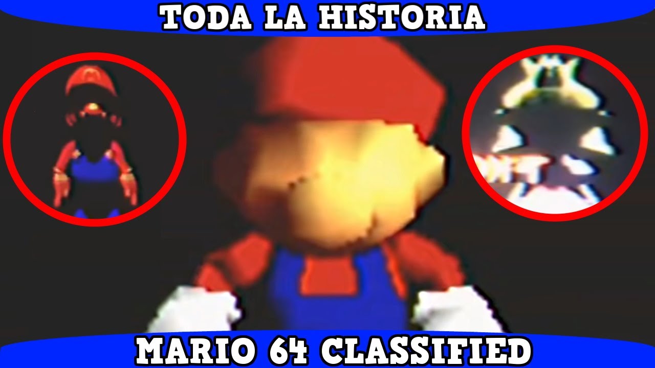 Los VHS OCULTOS de MARIO 64 !!! Super Mario 64 Classified Toda la ...