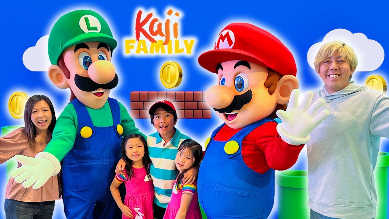 We MET Mario & Luigi! Nintendo MARIO DAY in NYC - YouTube