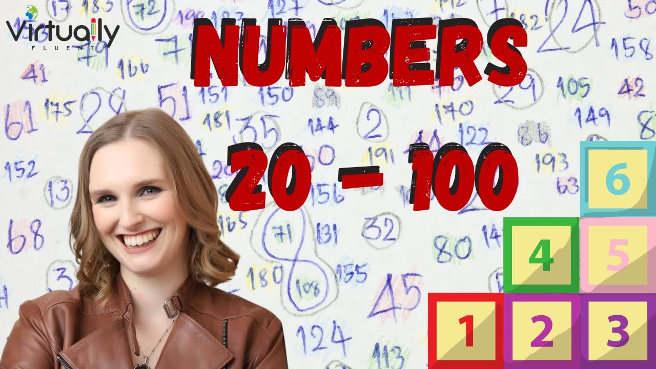 Numbers 21 to 100 (Beginners English) - YouTube