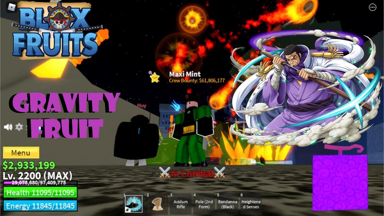 Roblox - SỨC MẠNH TRÁI ÁC QUỶ GRAVITY FRUIT ( ZUSHI ZUSHI NOMI ) CƠN ...