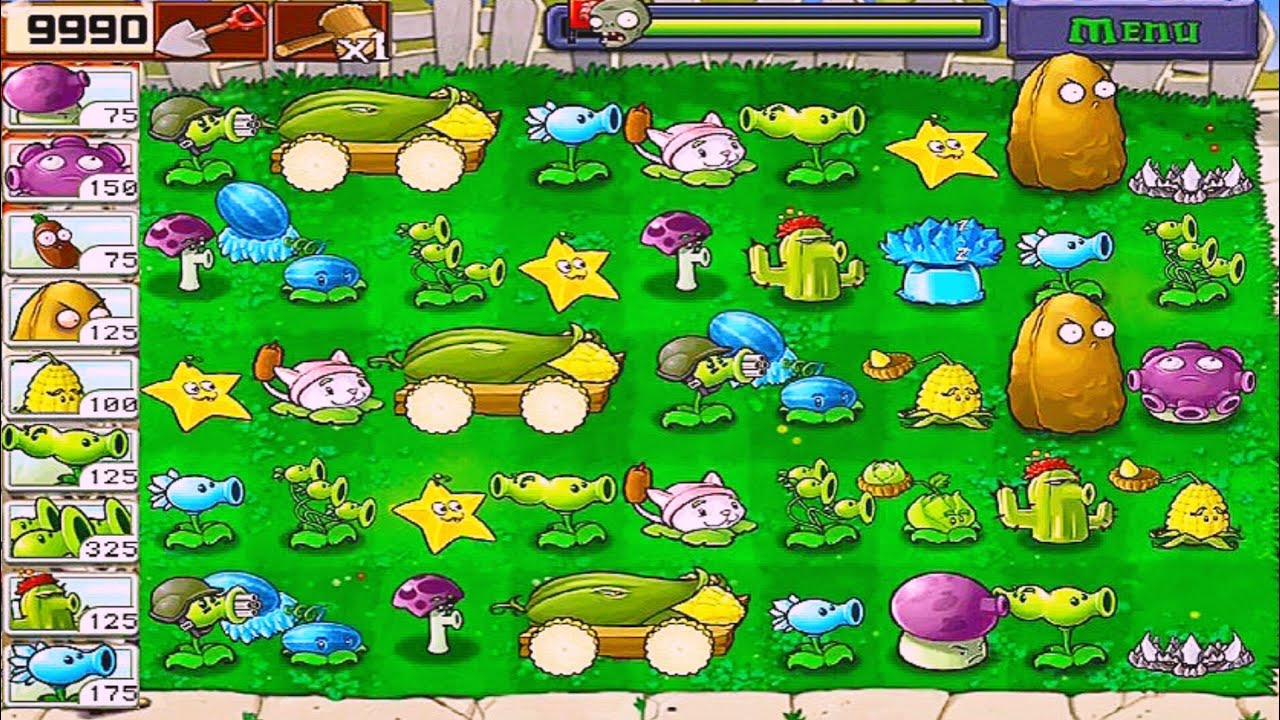 Plants Vs Zombies | Survival Day | All Plants Vs All Zombies Full HD ...