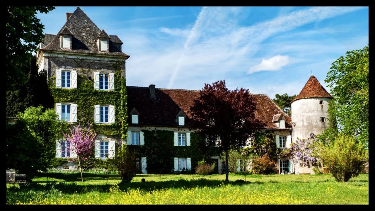 Beautiful 6 Hectare Chateau Estate Midi Pyrénées, France - YouTube