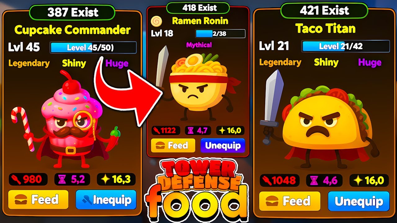 FOOD TOWER DEFENSE TEREMOS UM NOVO NO ROBLOX, MAIS AGORA FEITO PELO ...