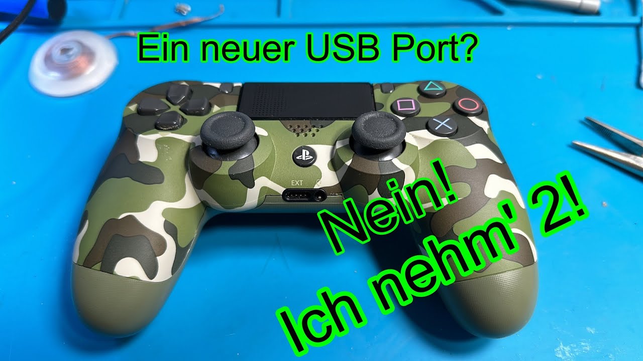 Neuer USB Port für einen PS4-Controller || Try to fix #14 || - YouTube