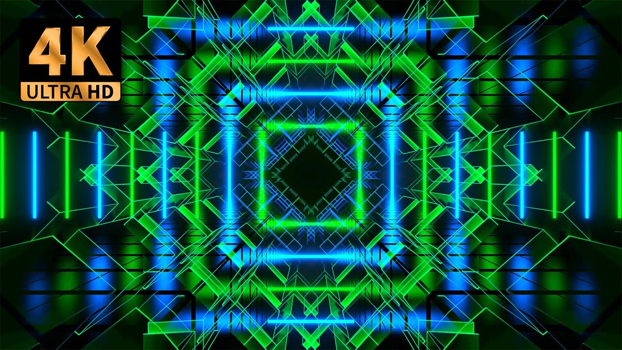 🌟 4K Abstract Video Background 🌟 Techno Laser VJ Loops No Copyright ...