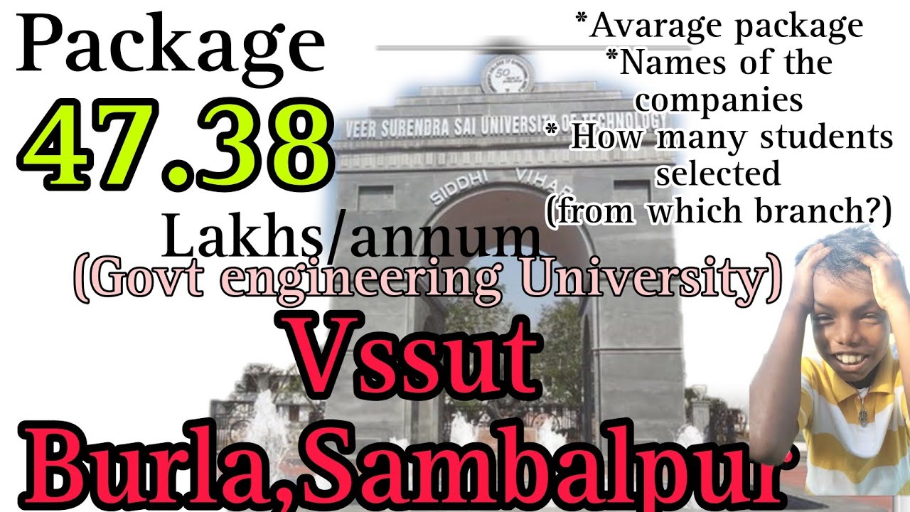 Veer Surendra Sai University of Technology (Vssut) burla,Sambalpur placement 2023/placement ...