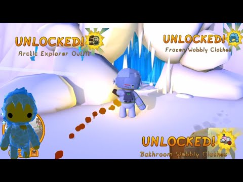 I unlocked the Frozen Wobbly, Arctic Explorer outfit, Bathroom Wobbly ...