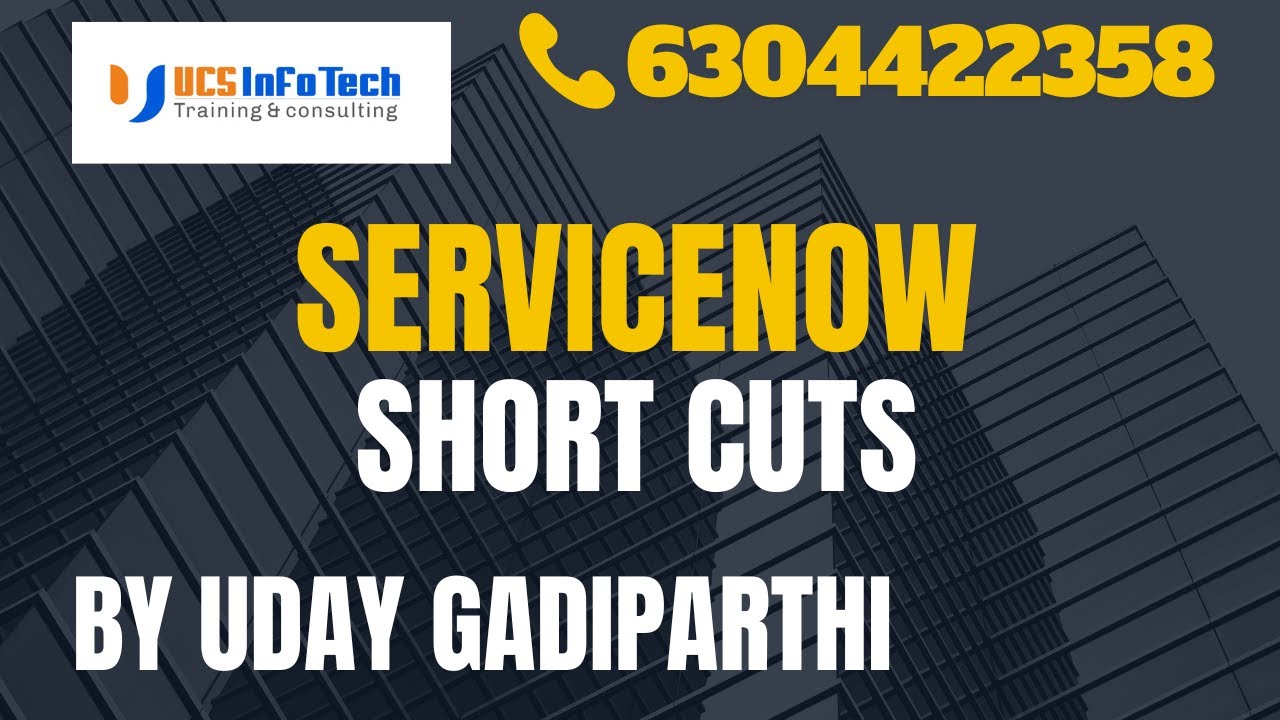 Short Cuts explained in detail by Uday Gadiparthi.Contact us at ...