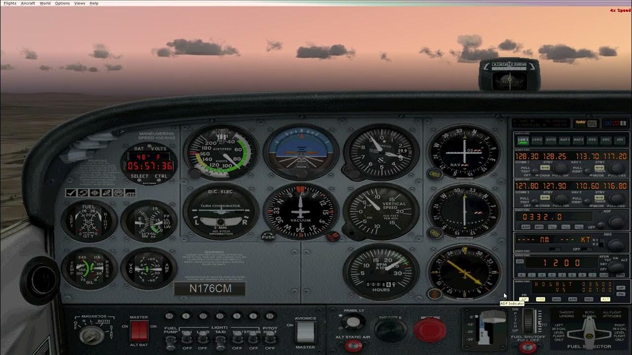 FSX Radio Navigation(ADF) VTPT to VTPO - YouTube