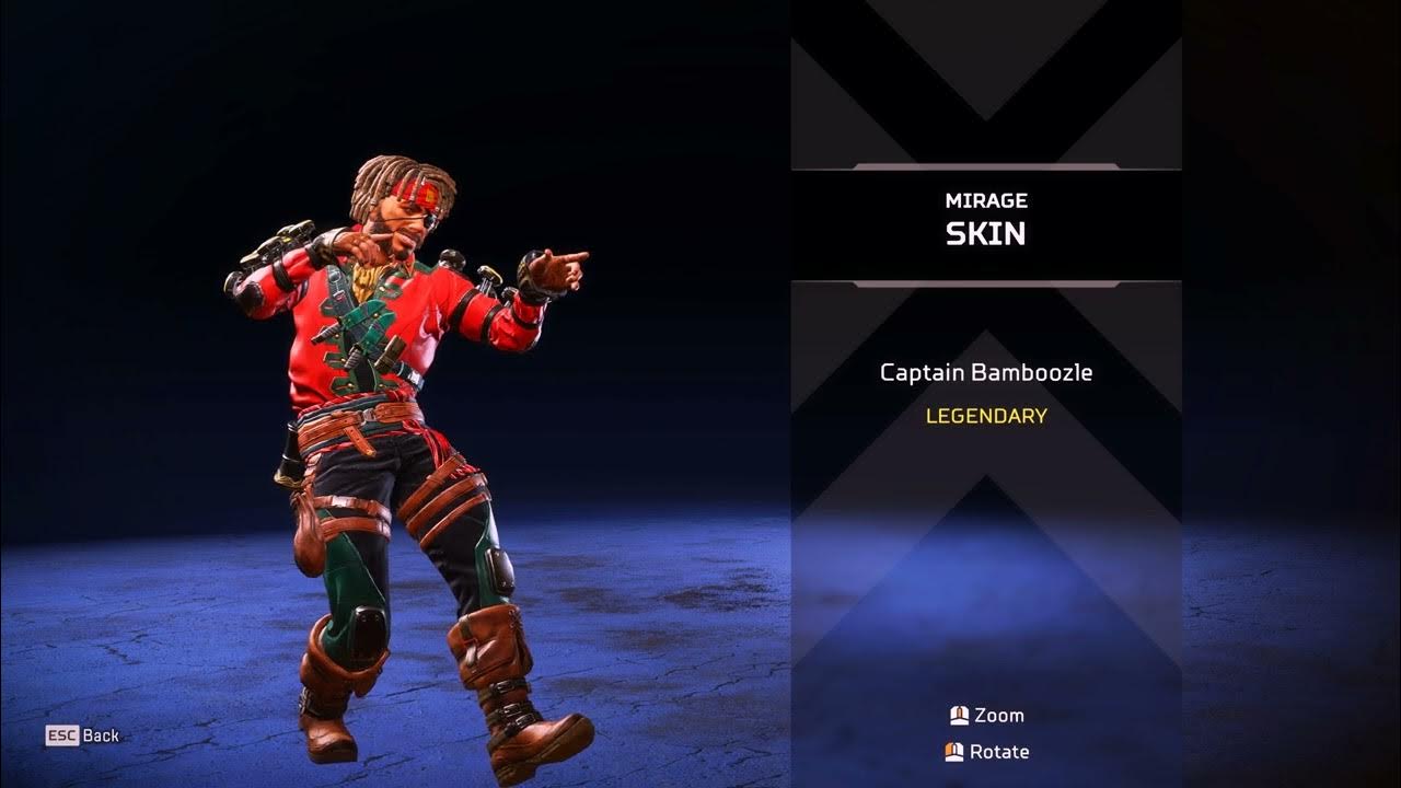 APEX LEGENDS | Mirage | Legendary | Captain Bamboozle - YouTube