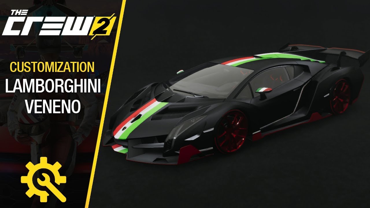 The Crew 2 - Customization: Lamborghini Veneno - YouTube