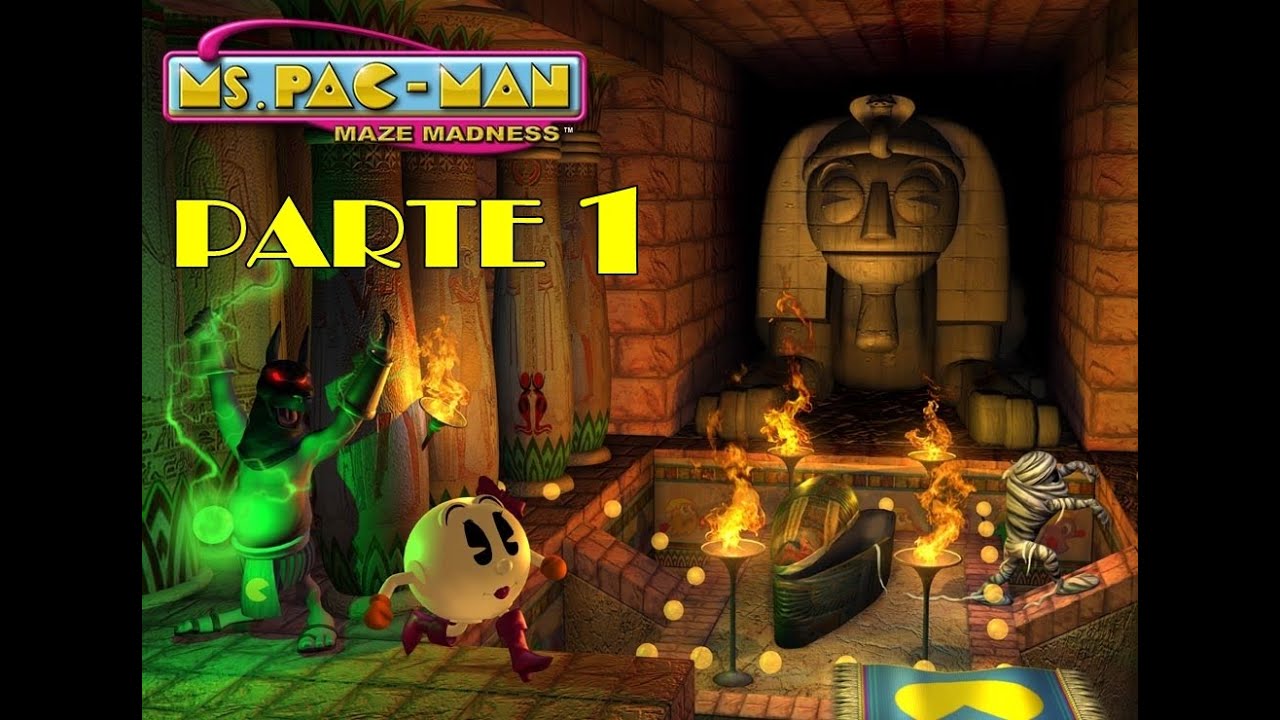 Ms. Pac-Man Maze Madness PS1 - Parte 1 - YouTube
